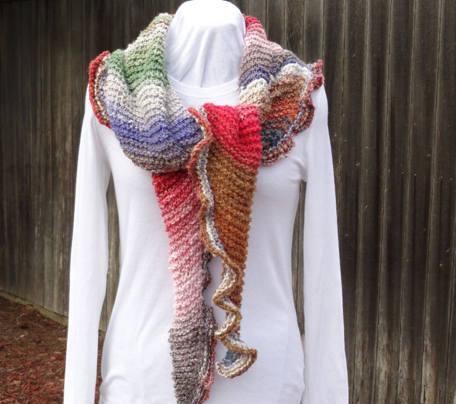Easy to Knit Shawl Pattern, Free Knitting Pattern, Patterns for Prayer ...