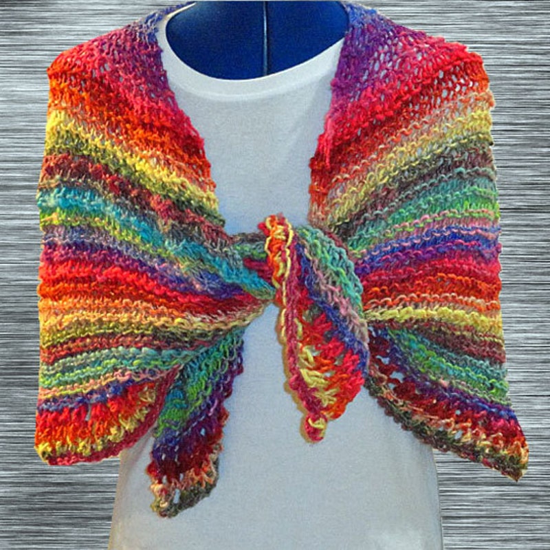 Knitted Lace Circular Shawl - Etsy