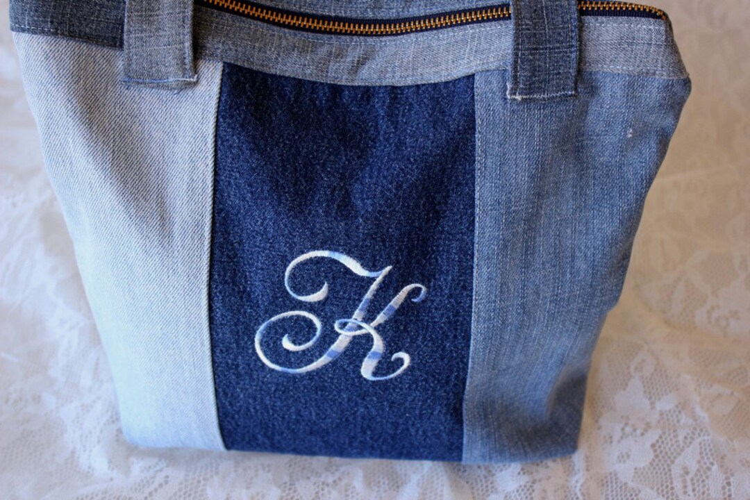 Sewing Pattern for Denim Purse, Recycled Denim Bag Tutorial - Etsy