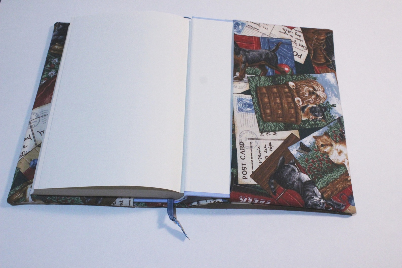 Sewing Tutorial for Fabric Book Covers, Book Cover Pattern in Different ...