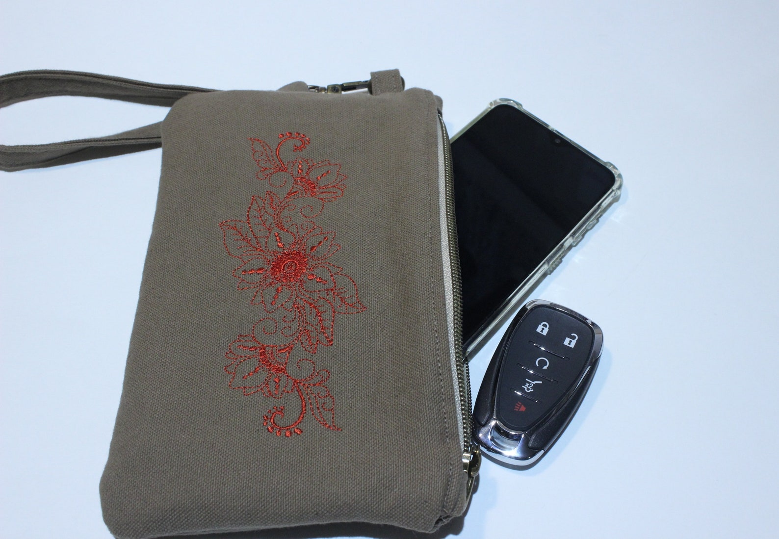 Sewing Tutorial for Wristlet Wallet, Sewing Pattern for Clutch Bag With ...