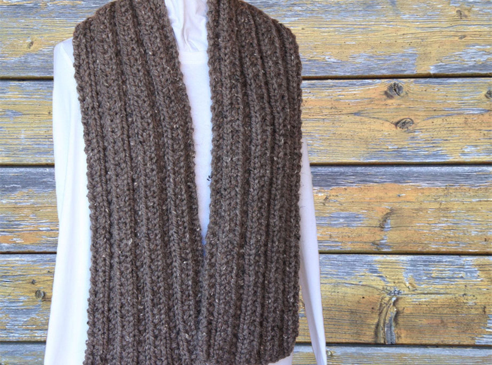 Chunky Knit Scarf Pattern Knitting Pattern for Chunky Scarf - Etsy