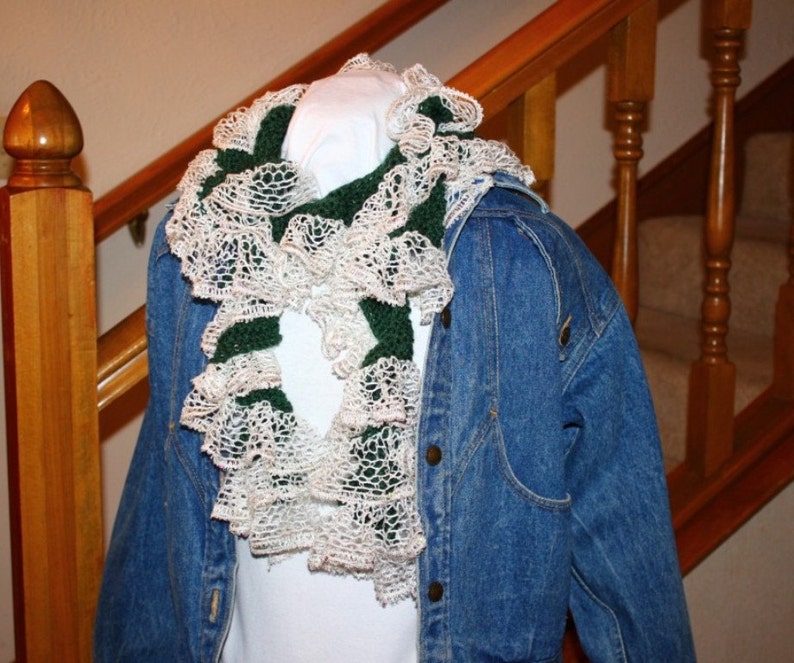 Knitting Patterns for Sashay Yarn, Knit Pattern for Ruffle Scarf, Easy ...