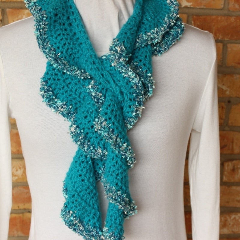 Ruffle Scarf Pattern - Etsy