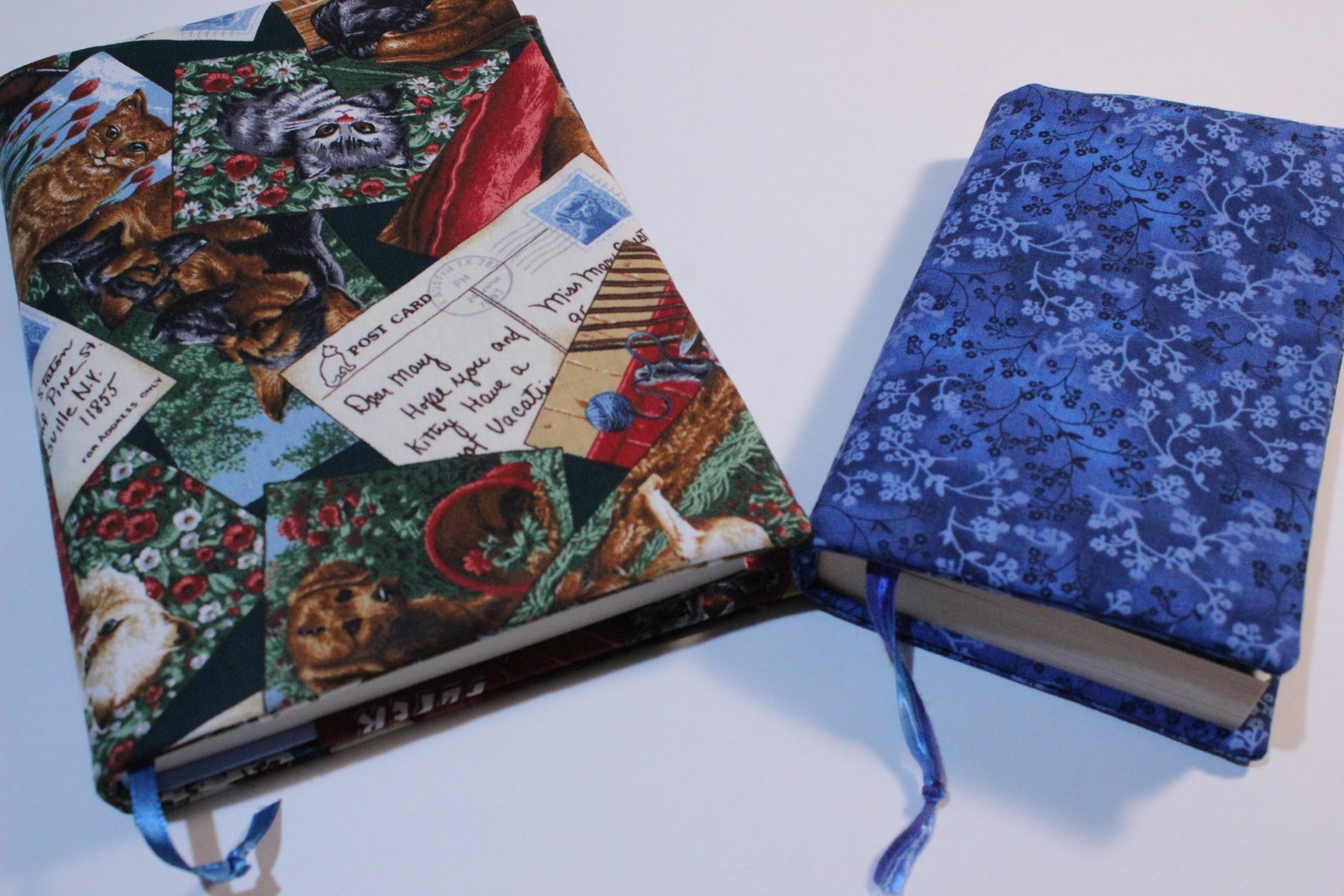Sewing Tutorial for Fabric Book Covers, Pattern for Book Cover in ...