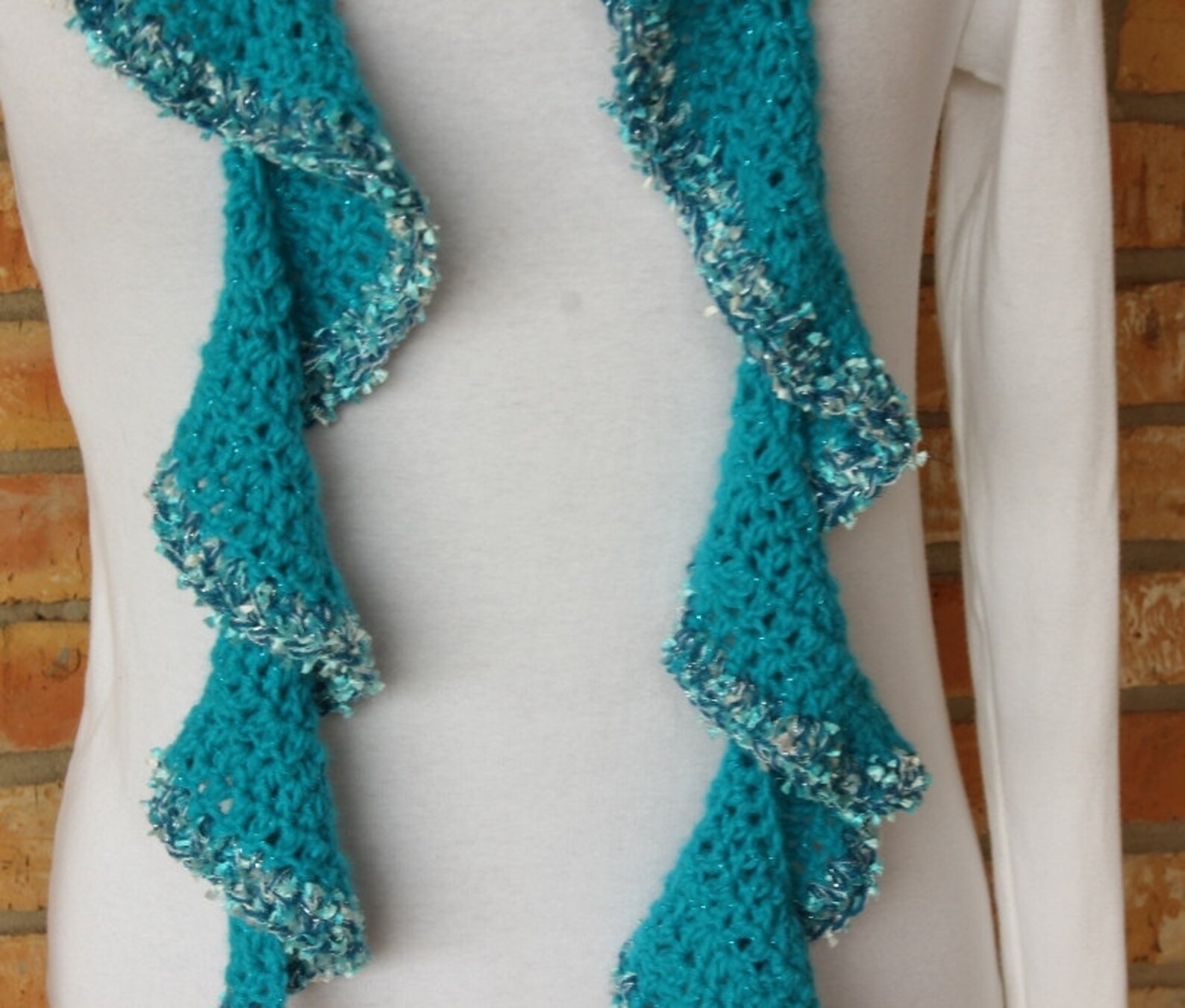 Crochet Pattern for Scarf Ruffle Scarf Crochet Pattern - Etsy