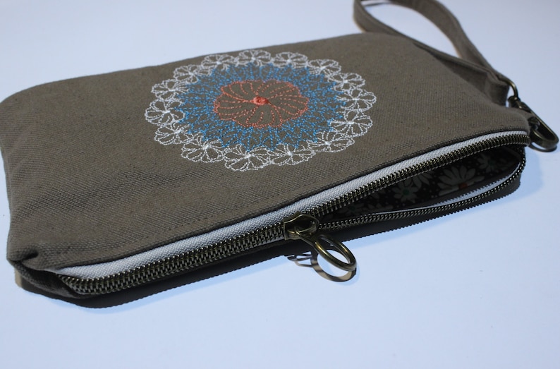 Sewing Tutorial for Wristlet Wallet, Sewing Pattern for Clutch Bag With ...
