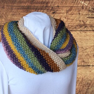Striped Knit Scarf Pattern, Easy to Knit Scarves, Super Scarf Knit ...