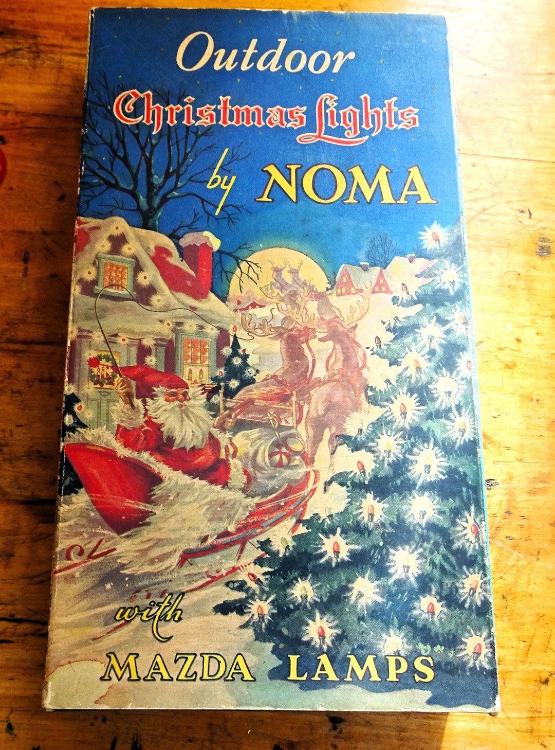 FABULOUS 1936 Christmas Lights by Noma With Mazda Lamps,exceptional ...