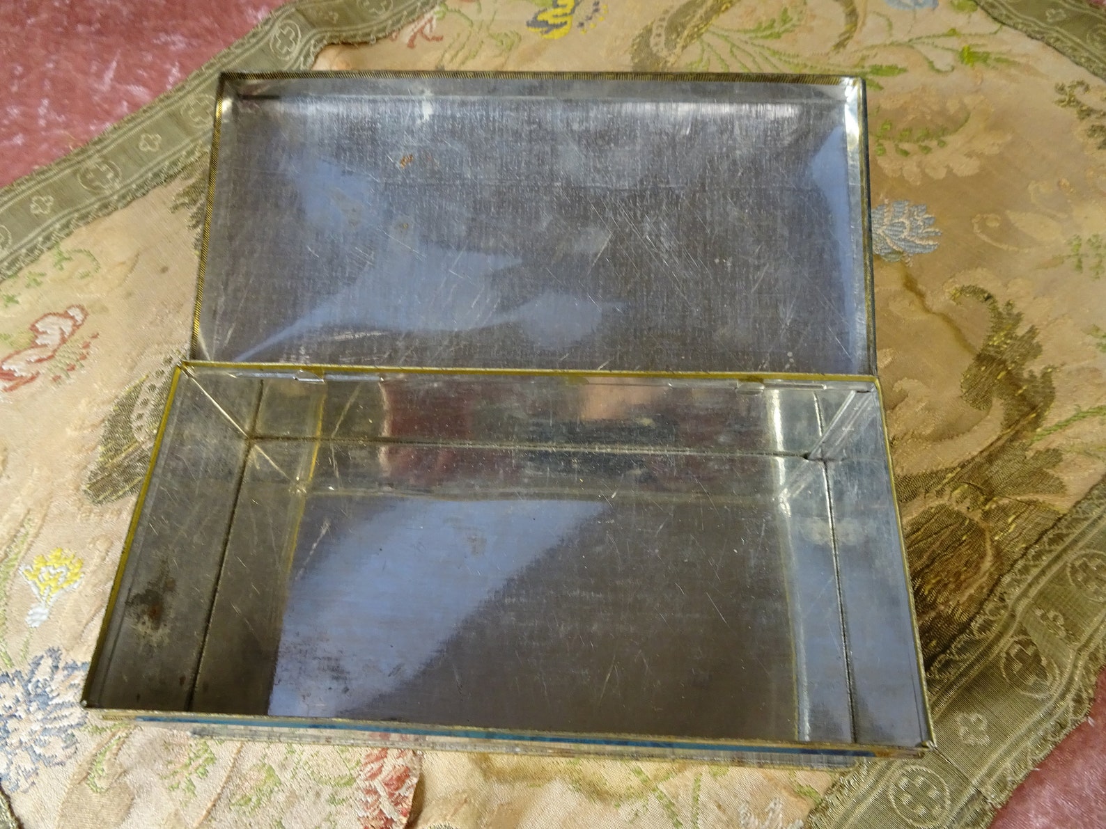 VINTAGE English Hinged Tin ,advertising Tin,peek Frean,british Cookie ...