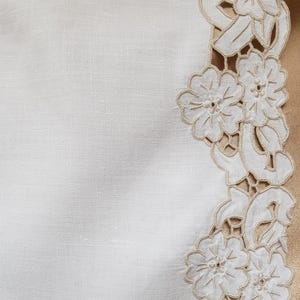 BEAUTIFUL Vintage Madeira Linen Tray Cloth,centerpiece,table Topper ...