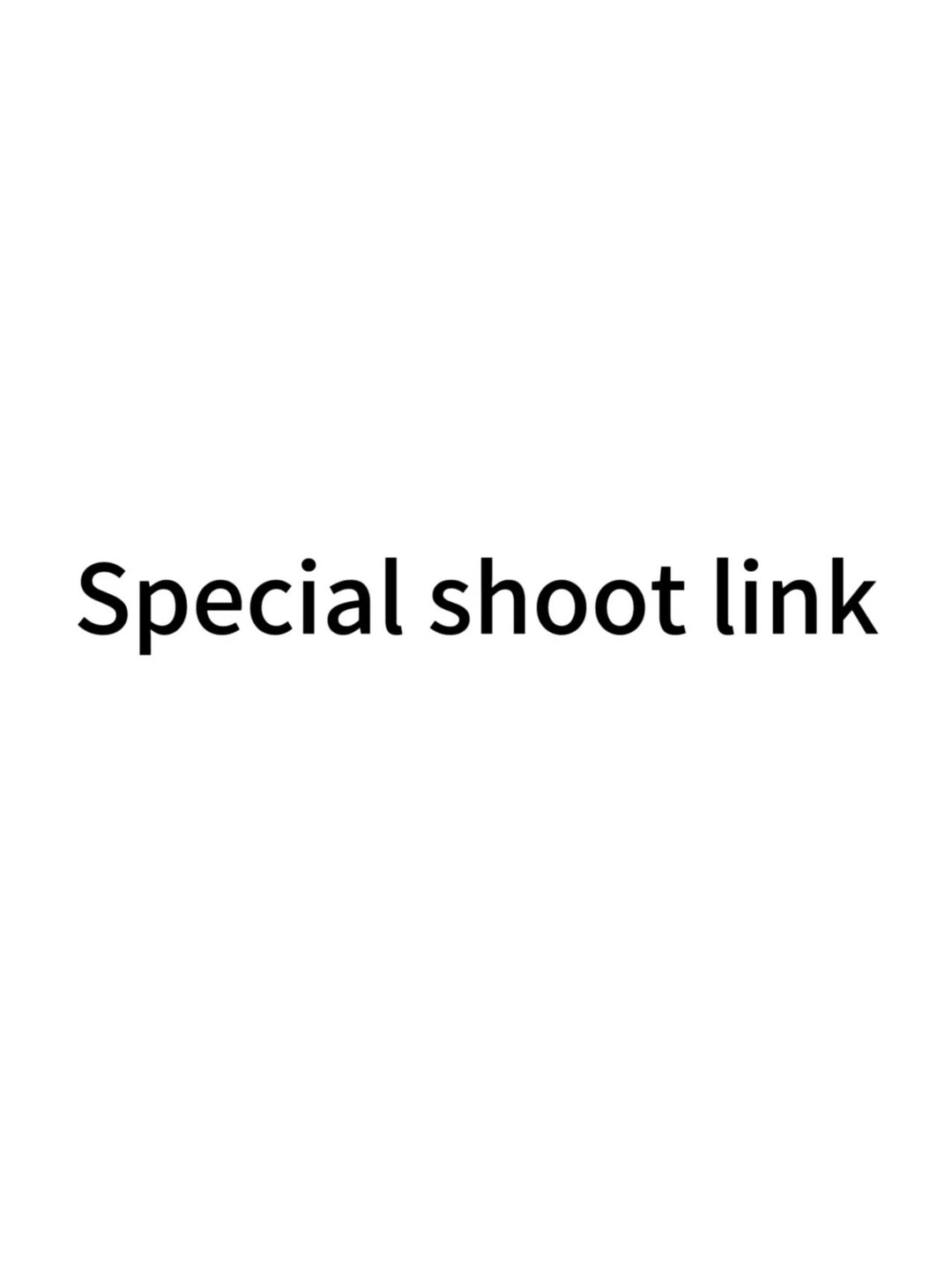 Special Shoot Link - Etsy