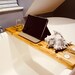 Rustic Wood Bath Caddy - Etsy