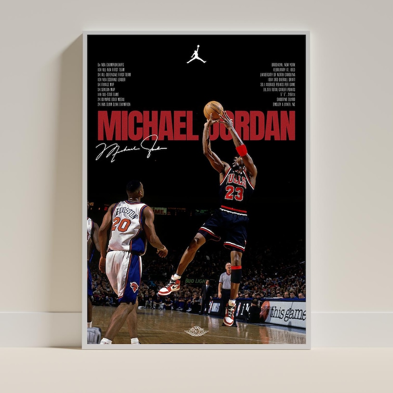 Michael Jordan Poster - Etsy