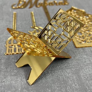 Umrah Mubarak Caketopper Set, Umrah Mubarak, Umrah Kuchen, Umrah ...