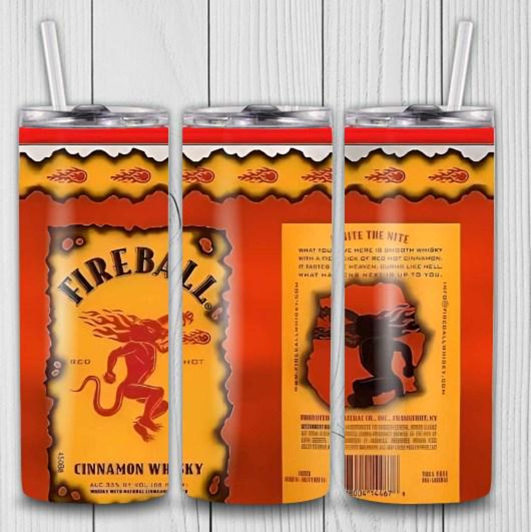 Fireball 20 Oz Sublimated Stainless Steel Tumbler - Etsy