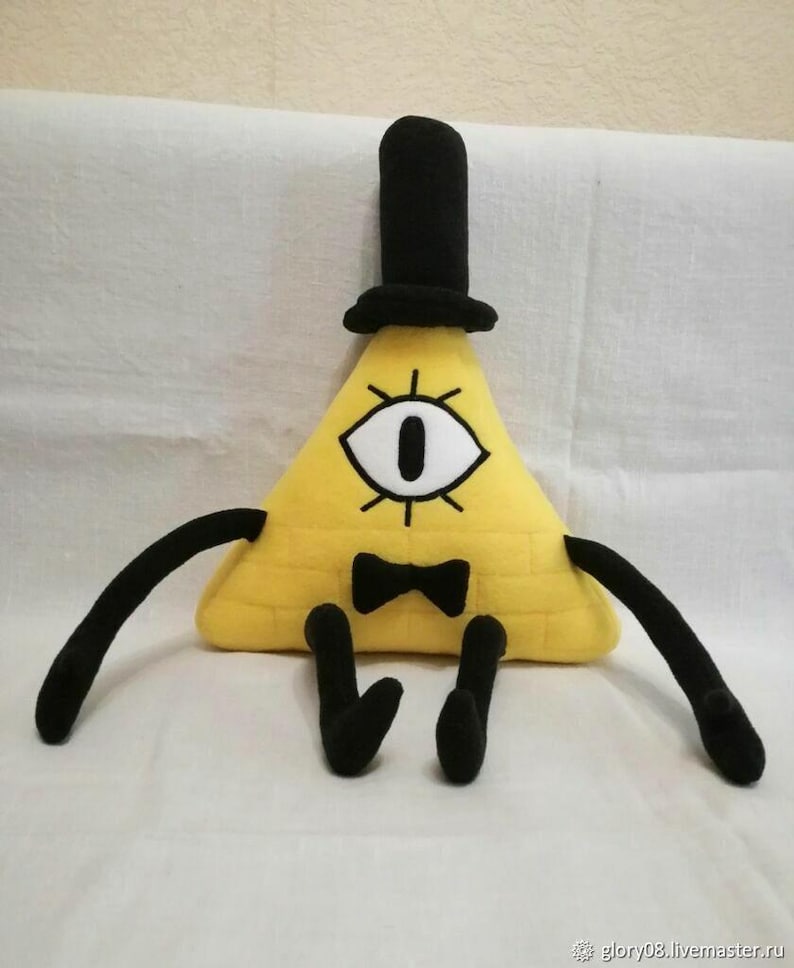 Bill Cipher Plush Toy, Gravity Falls, Handmade Soft Toy, Gravity Falls Plushie - Etsy