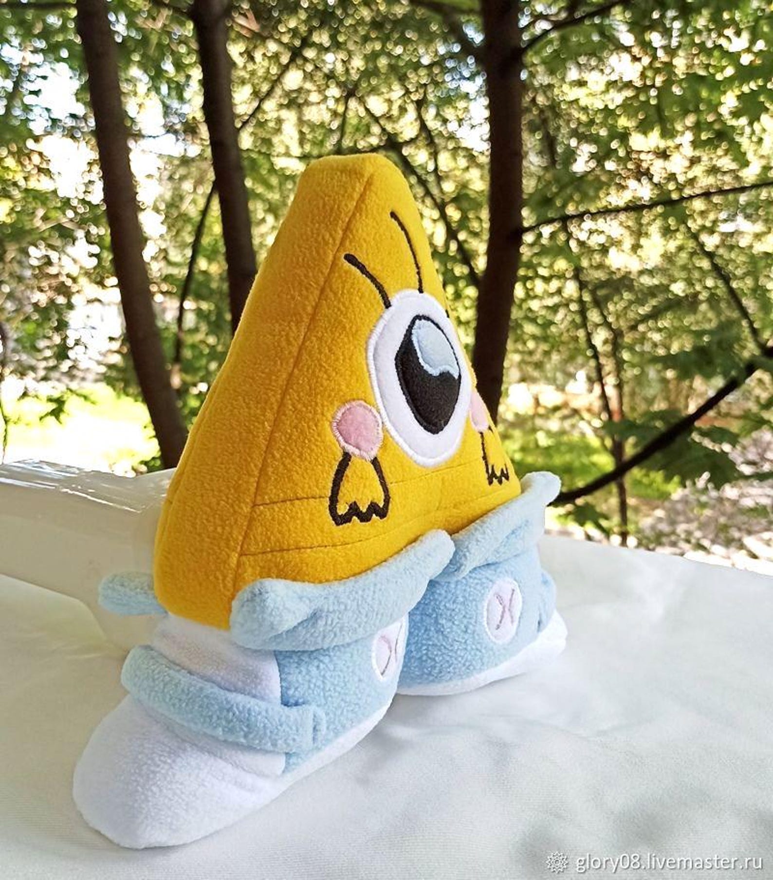 Baby Bill Cipher Plush Toy, Gravity Falls, Handmade Soft Toy, Gravity ...
