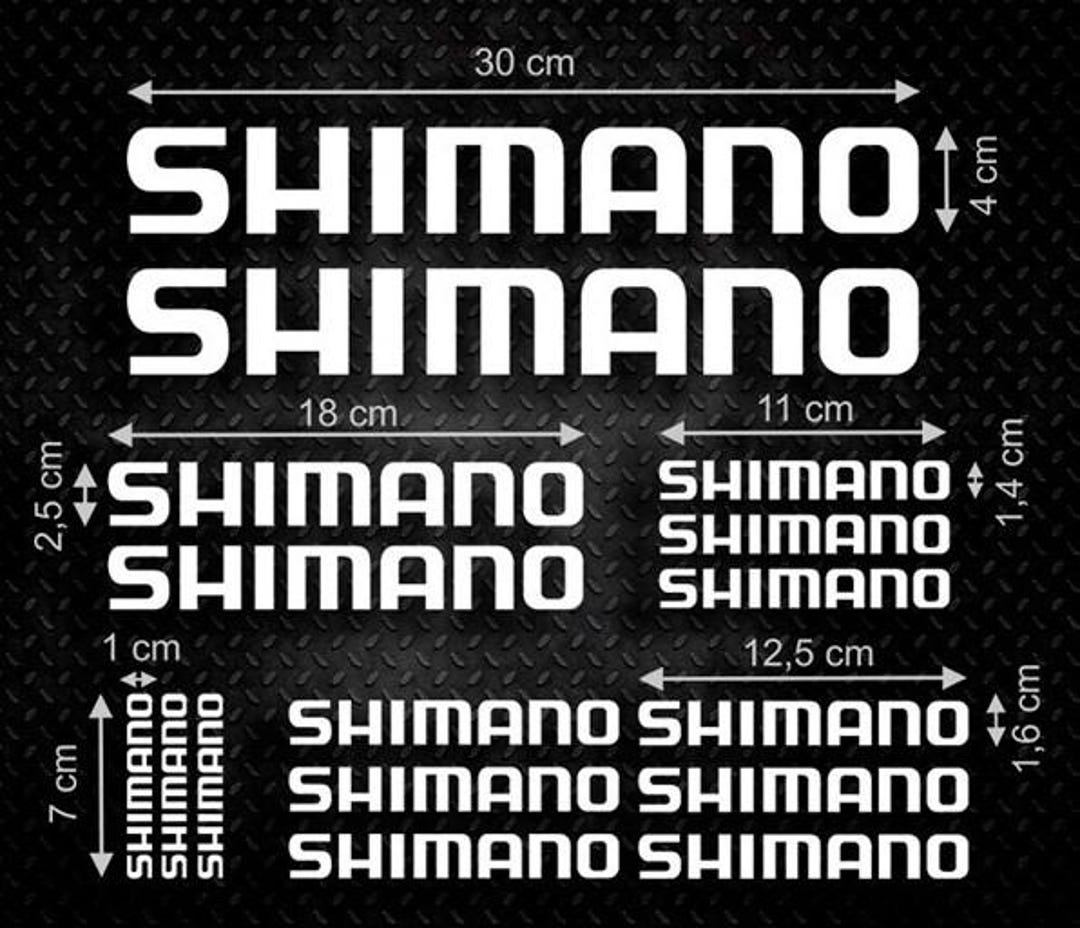 Shimano Vinyl Decals Stickers for Bike Cycle Bicycle Frame Forks Helmet ...