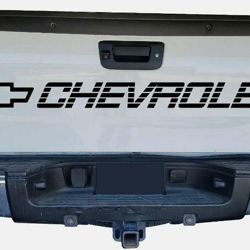 Gold Chevrolet Tailgate Decal - Etsy