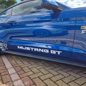 Ford Mustang GT Decals: Side Door & Window Vinyl Stickers (2pcs) - Etsy