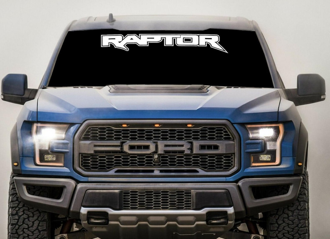FORD Raptor Decal Sticker for Windshield Sport Racing Stripe Emblem Car ...