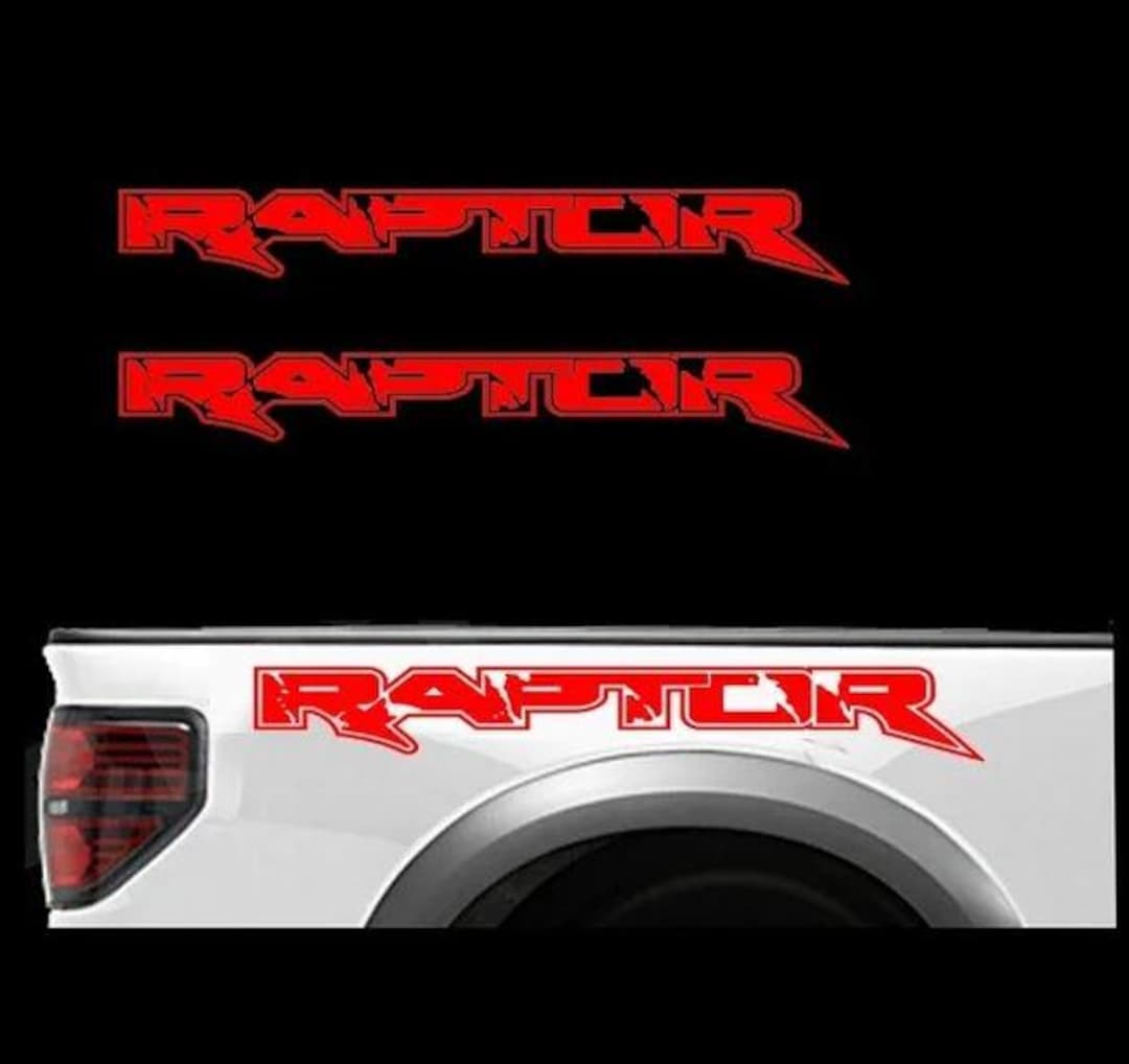 2pcs FORD Raptor Decal Sticker Sport Racing Stripe Emblem Car Truck Suv ...