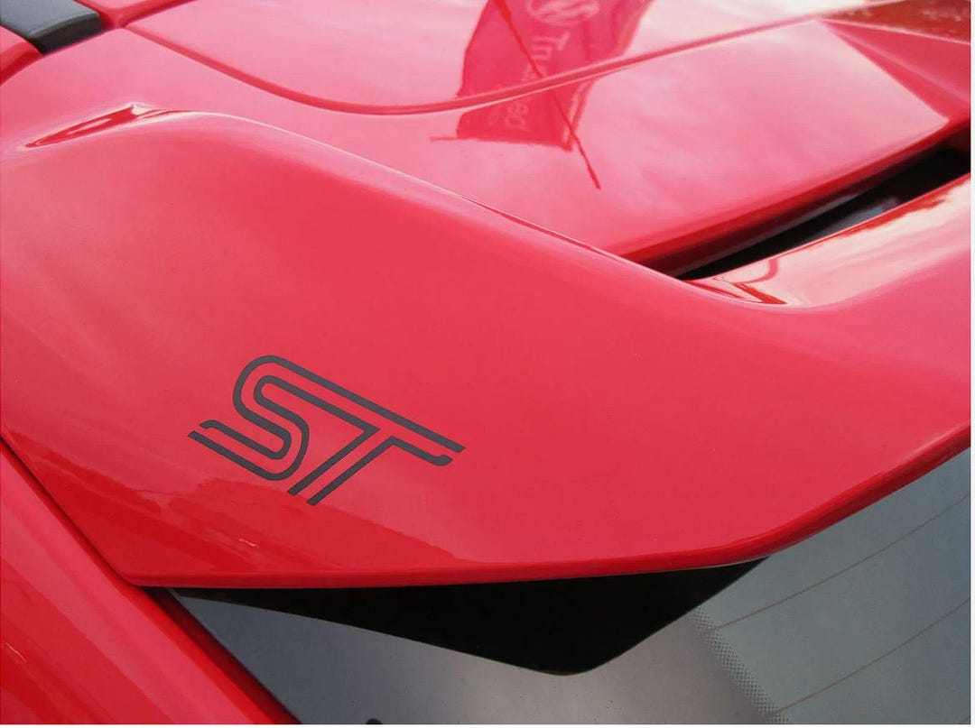 2pcs Ford ST Logo Decals Stickers for Car Bumper Window Laptop and More ...