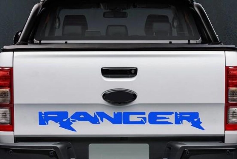 Two FORD RANGER Raptor Decal Sticker for Back Door or Side Sport Racing ...
