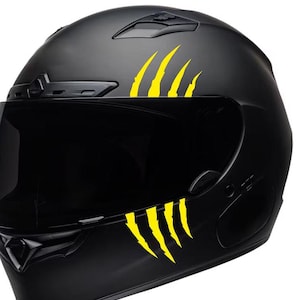 Motorcycle Helmet Sticker Claw Scratches Monster Scars Graphics Vinyl ...