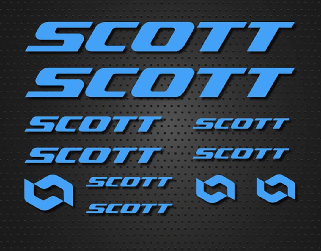 Scott Bike Decal Set: Die Cut Vinyl Stickers - Etsy