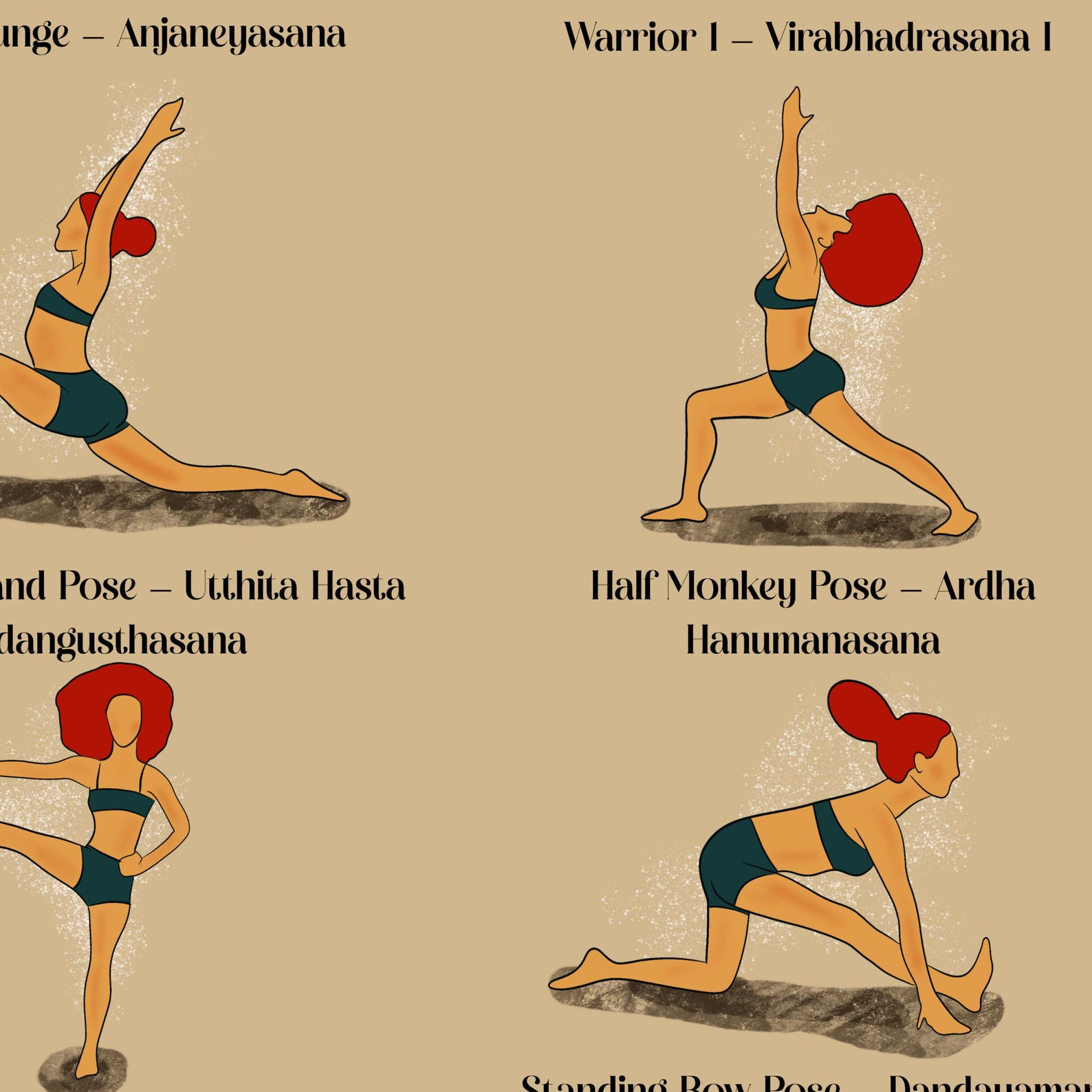 Yoga Poses Print – Strength and Stability Poster (digital Download) - Etsy