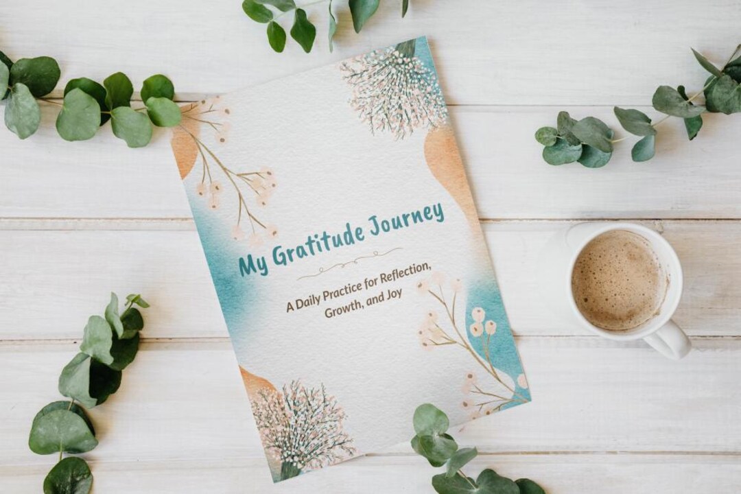 Whole Year Gratitude Journal | Printable PDF, A4 | Start Your Gratitude ...