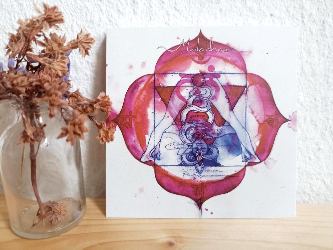 1. Chakra Map - Root Chakra (muladhara) - Etsy