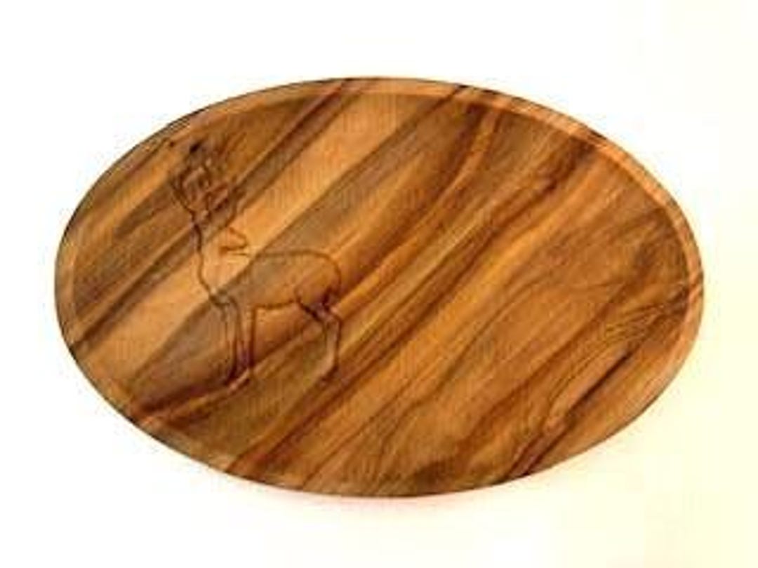 Handcrafted Sweet Gum Wood Catch-all Tray, Deer Design - Etsy