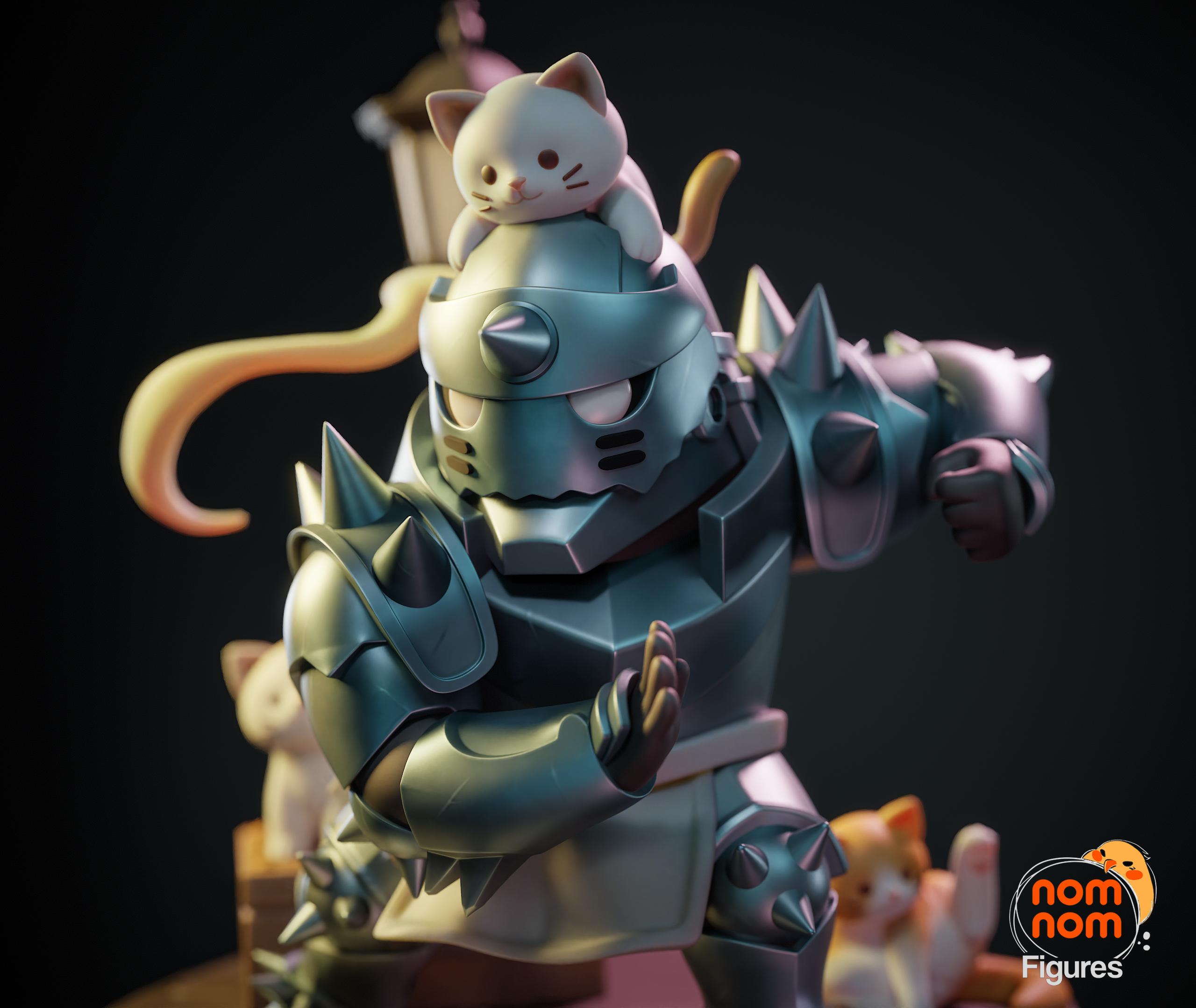 Alphonse Elric 3D Printed Figure: Fullmetal Alchemist Fan Art, DIY ...