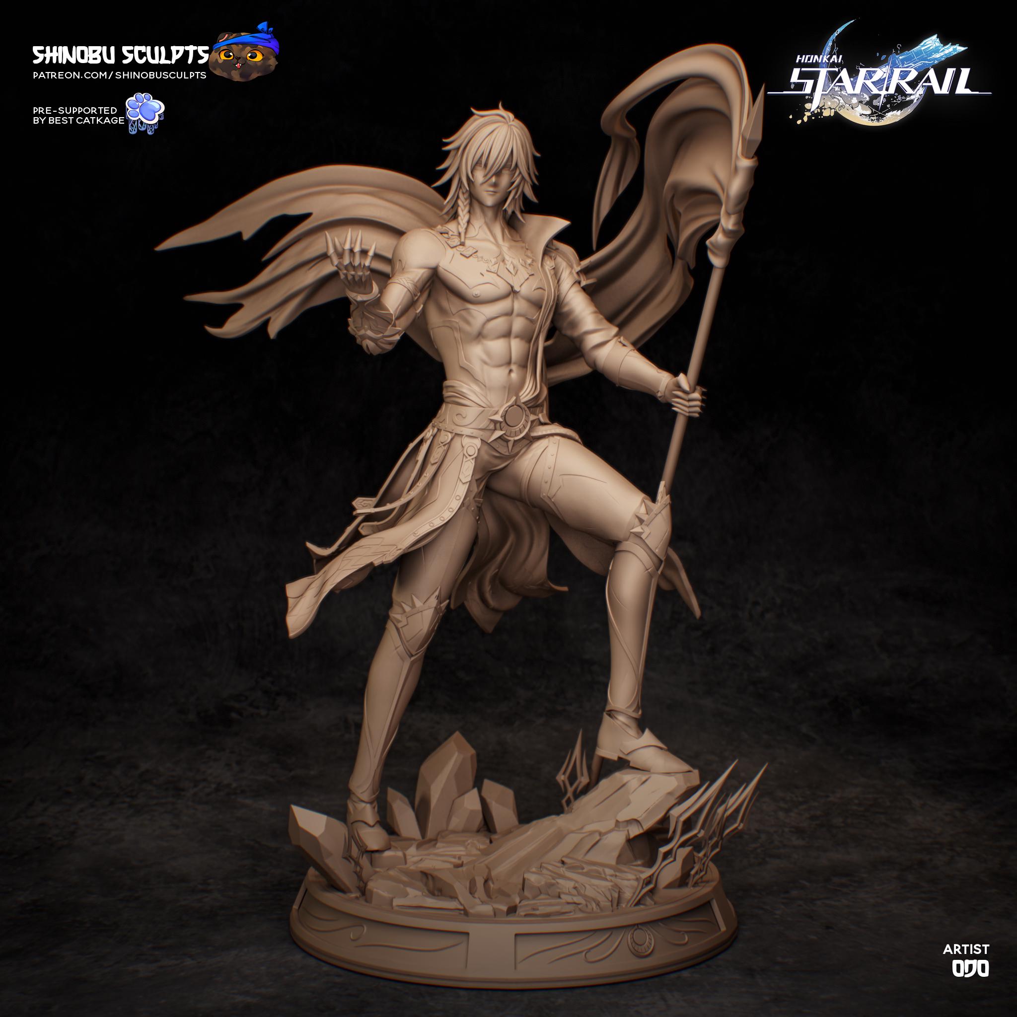 Honkai Star Rail Mydei Resin Figure | Unpainted Anime Model Kit (3D ...