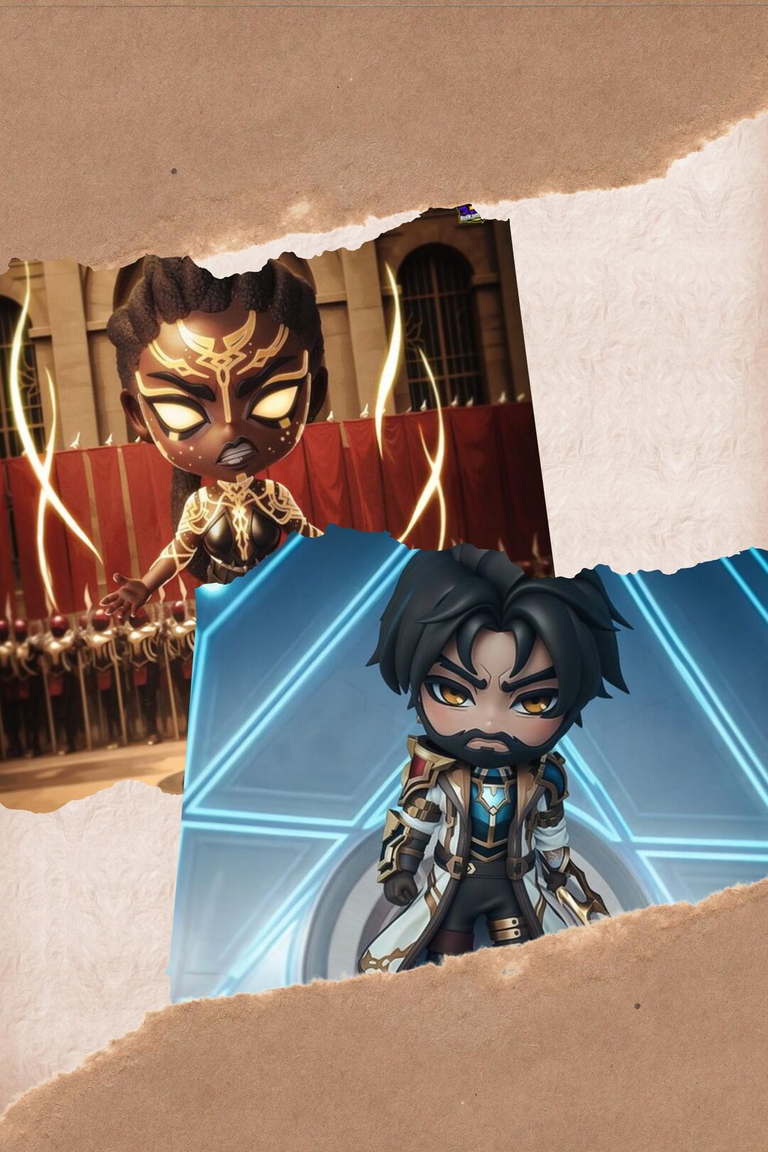 Chibi Jayce and Mel 3D Printed Figures | League of Legends Collectibles ...