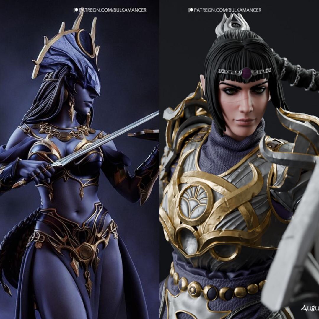 Shadowheart - Shar 3D Printed Bundle | Baldur's Gate 3 Collectibles ...