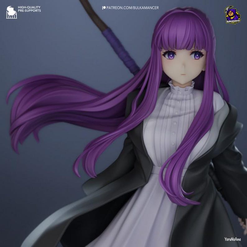 Anime Mage Resin Figure: 3D Printed Model Kit for Painters - Etsy