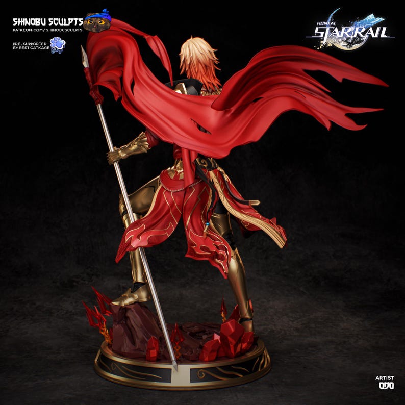Honkai Star Rail Mydei Resin Figure | Unpainted Anime Model Kit (3D ...