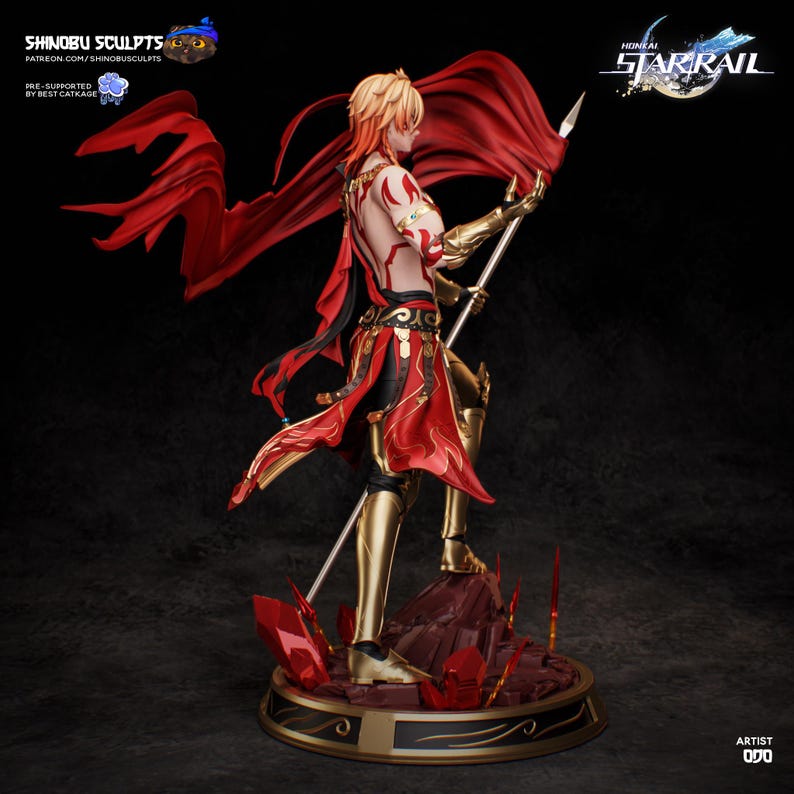 Honkai Star Rail Mydei Resin Figure | Unpainted Anime Model Kit (3D ...
