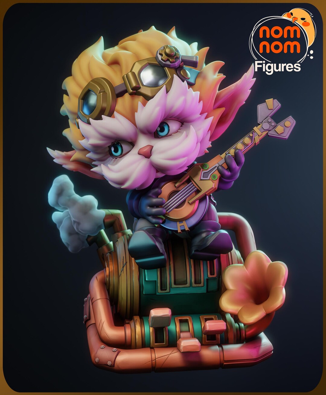 Heimerdinger | 3D Printed Statue | Arcane Art Collectible | Yordle ...