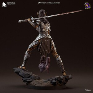 Lae'zel Baldur's Gate Figure - 3D Printed Unpainted Resin Figure - D&D ...