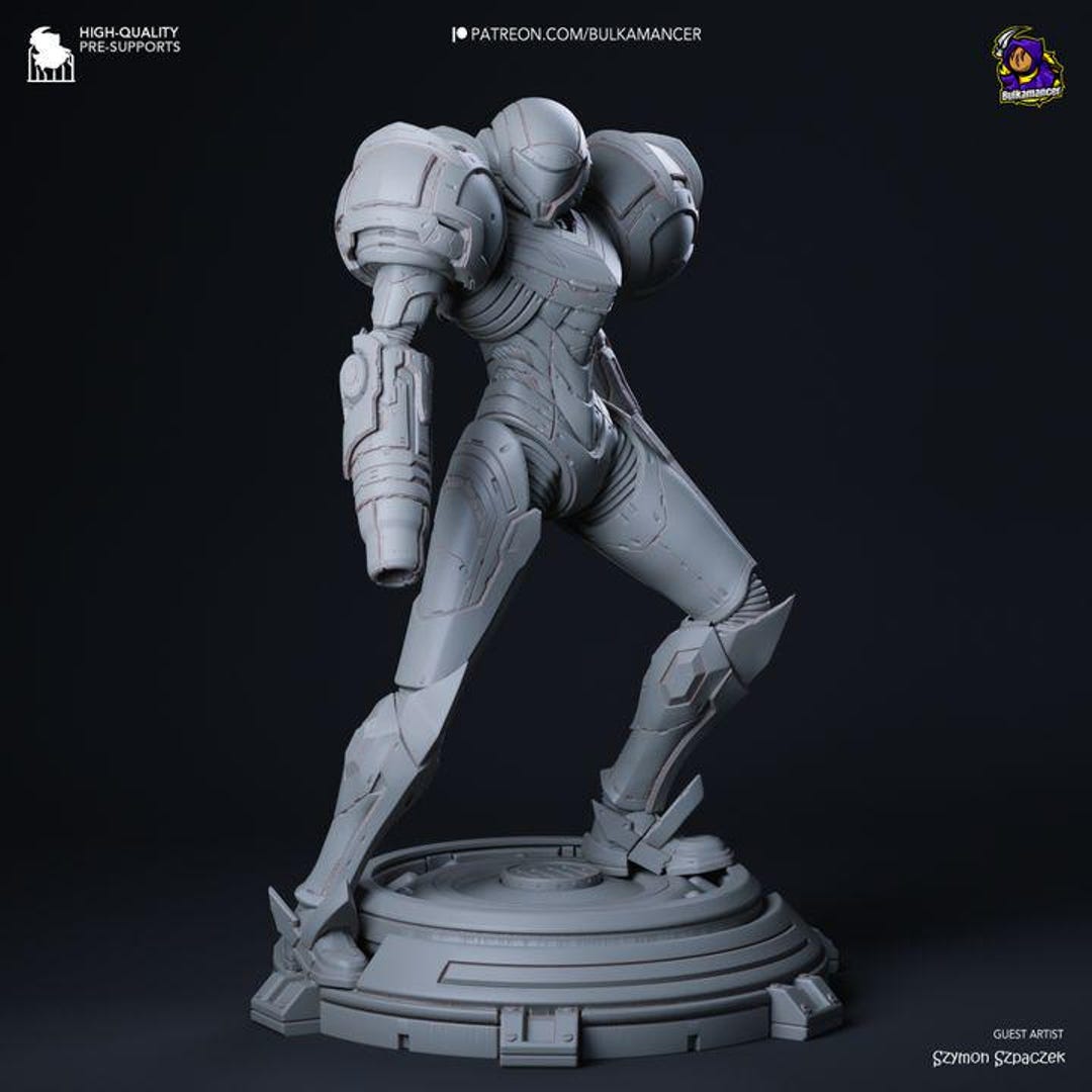Sci-fi Resin Figure: Galactic Power Warrior - 1/8 Scale Unpainted Model ...