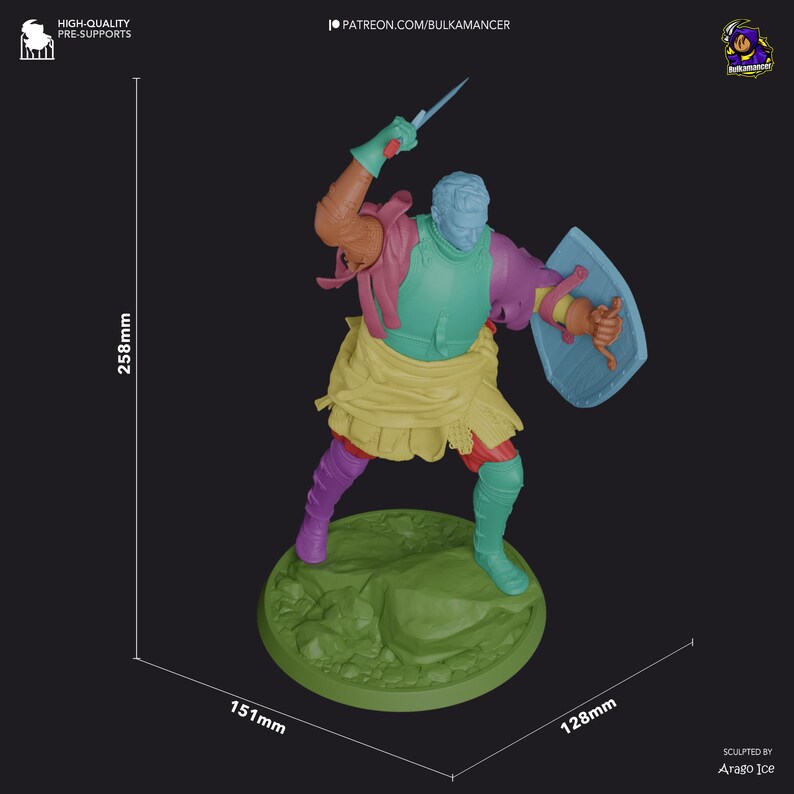 Henry of Skalitz 3D Printed Statue: Kingdom Come Collectible Model Kit ...