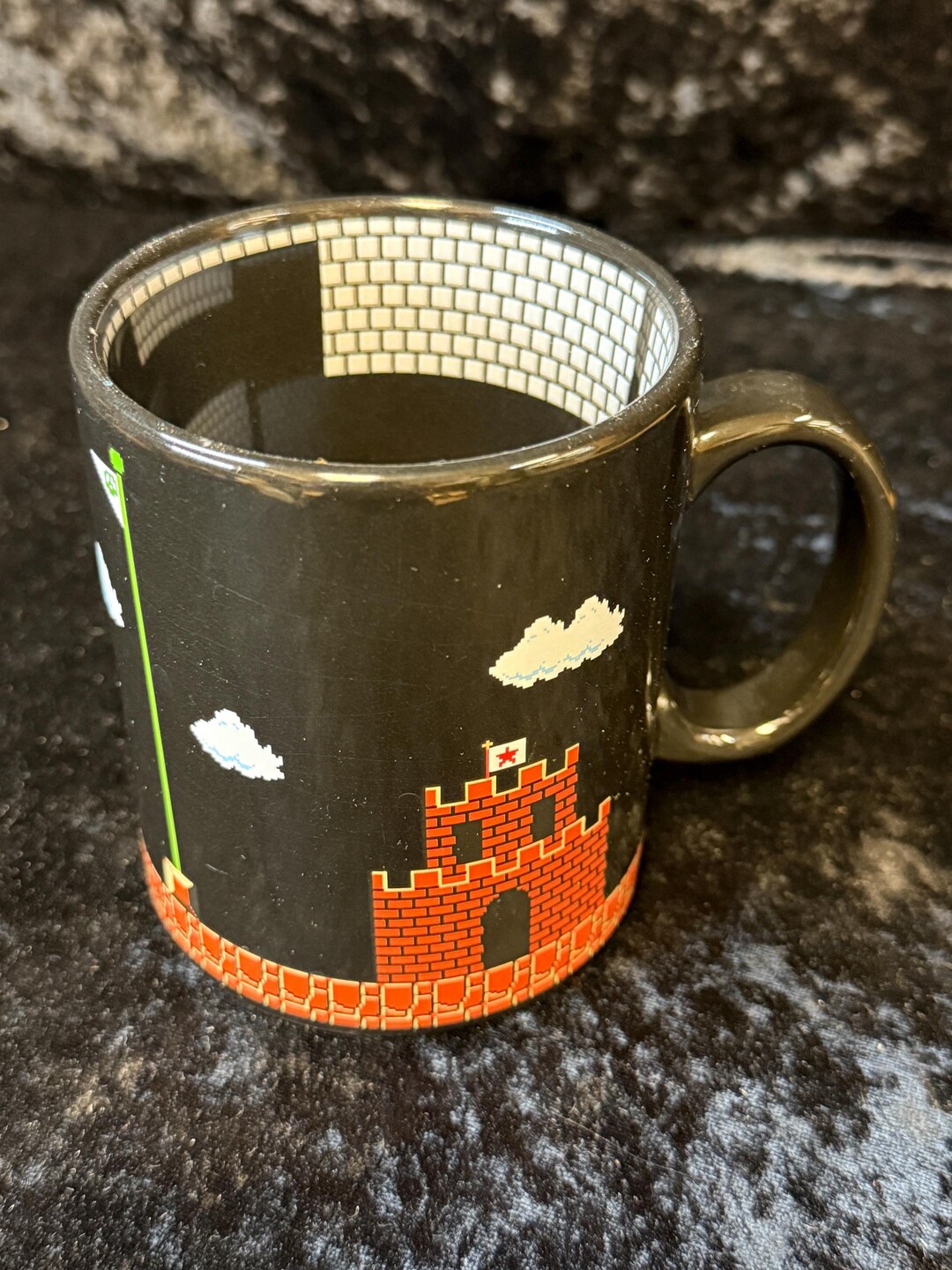 Super Mario Bros Mug | Nintendo Licensed Retro 8-bit Castle Coffee Cup ...