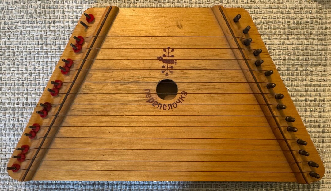 Vintage 1970's Music Maker Lap Harp | Nepenenoyka Wooden Lap Harp ...