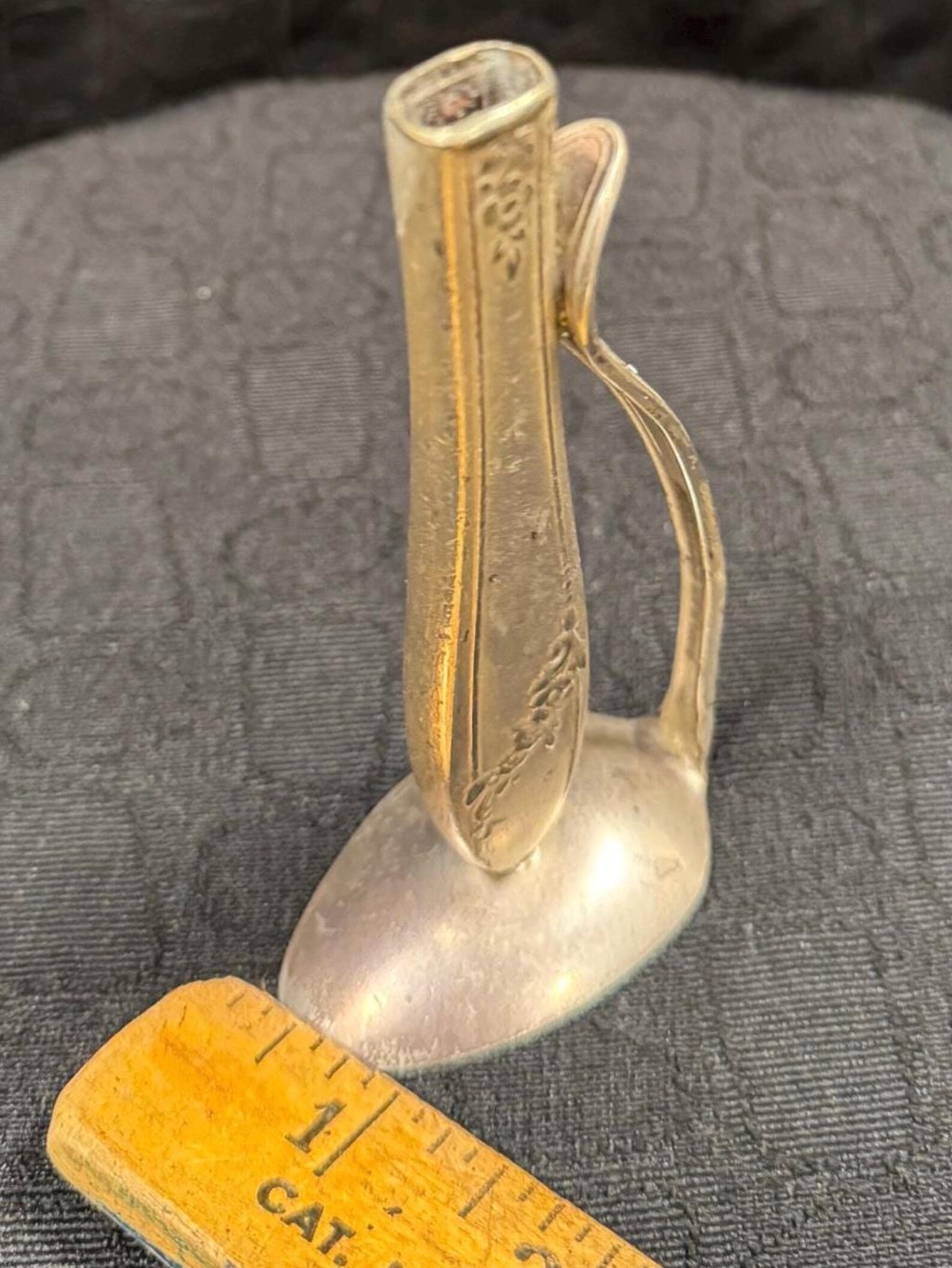 Handmade Silver Plated Bud Vase Made From Vintage Spoon and Knife - Etsy