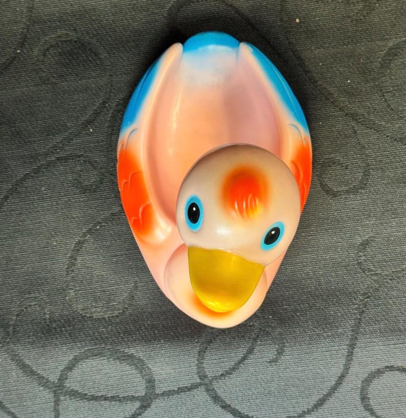 Rare Vintage 1950’s Rubber Ducky Toy Made in Japan - Etsy